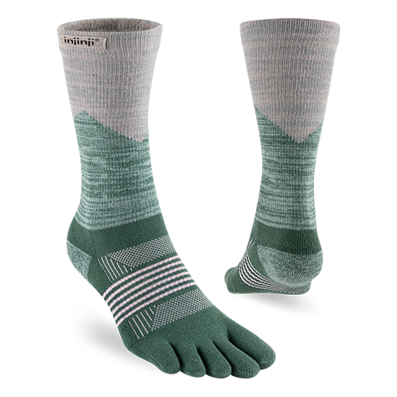 Injinji Women's Trail Midweight Crew Toesocks - Injinji Australia