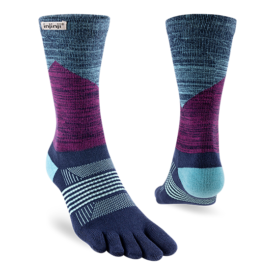 Injinji Women's Trail Midweight Crew Toesocks - Injinji Australia